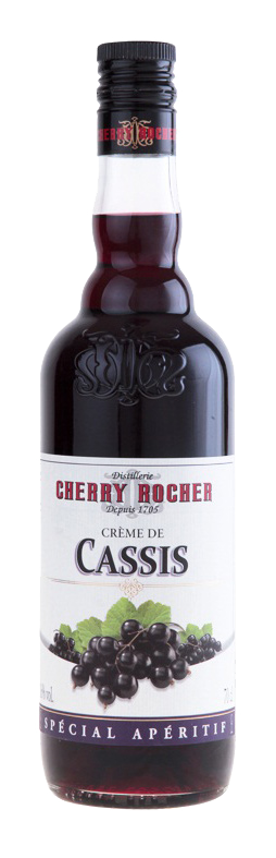 Crème de cassis / Blackcurrant liqueur | Fruit liqueurs 70 cl engraved ...
